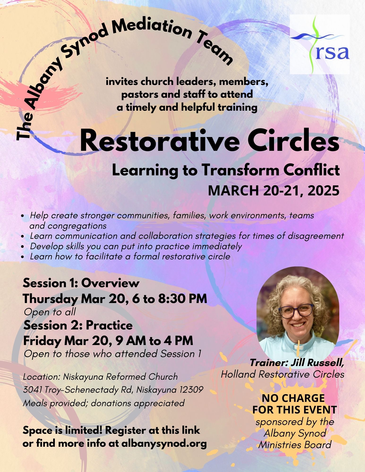 Restorative Circles - Niskayuna Reformed Church